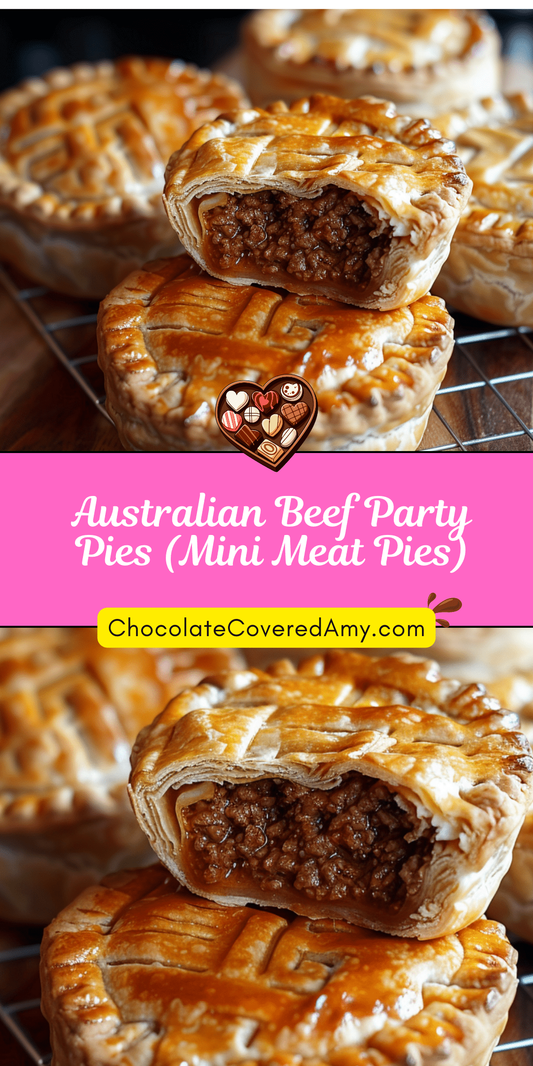 Australian Beef Party Pies (Mini Meat Pies) | ChocolateCoveredAmy
