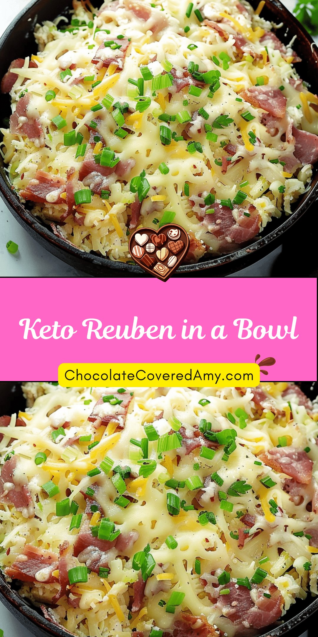 Keto Reuben in a Bowl | ChocolateCoveredAmy