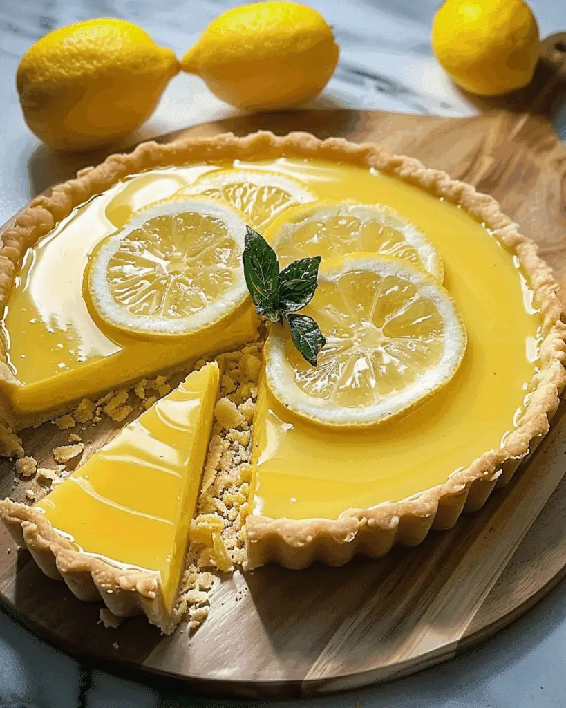 Lemon-Olive Oil Tart: A Bright and Sophisticated Dessert with ...