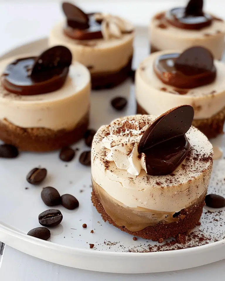 Mini Espresso Martini Cheesecakes | ChocolateCoveredAmy